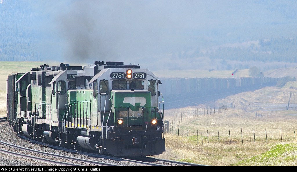 BNSF 2751E backlit